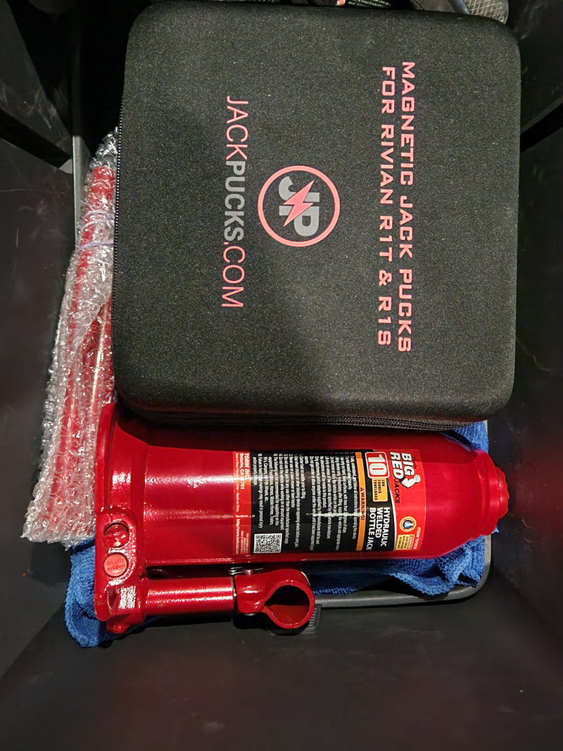 The ORIGINAL Magnetic Jack Puck Kit for Rivian R1T & R1S Lift with Con ...
